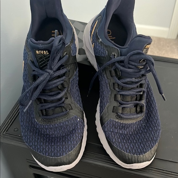 Nike | Shoes | Nike Blue Athletic Shoes With Breathable Mesh And ...